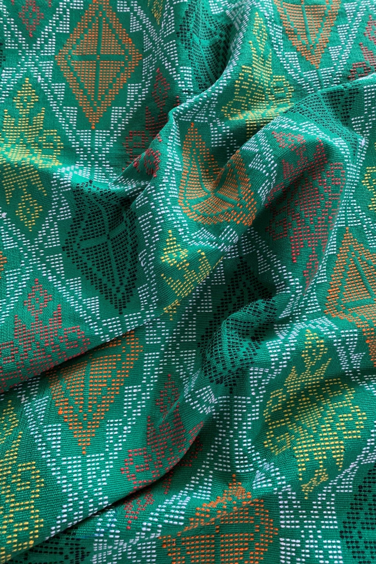 Yakan Bungasama Green – ANTHILL Fabrics